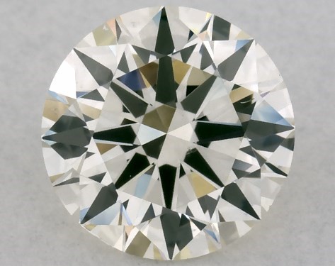 14K White Gold Beaded Open Span Diamond Engagement Ring