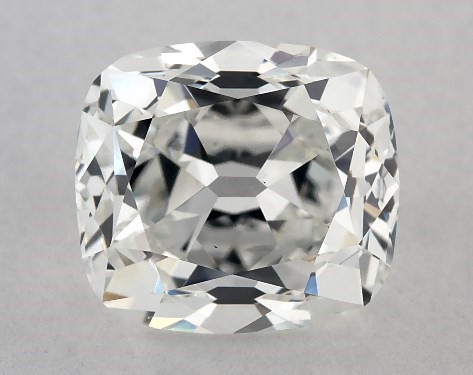 1.44 Carat G-VVS2 Cushion Cut Diamond Octagon Halo Diamond Engagement Ring