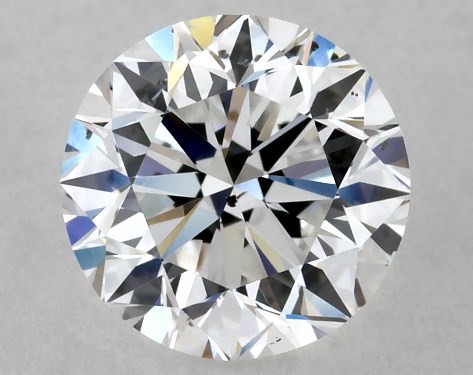 1.17 Carat E-SI1 Very Good Cut Round Diamond French Cut Pavé Diamond ...
