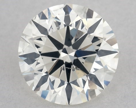 14K White Gold Beaded Open Span Diamond Engagement Ring