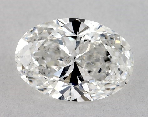 14K White Gold Pavé Halo Diamond Engagement Ring (Oval Center)