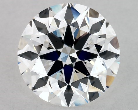 2.02 Carat D-VS2 Excellent Cut Round Diamond 2mm Comfort Fit Solitaire ...