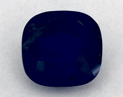 6.03 Carat Cushion Natural Blue Sapphire-66831