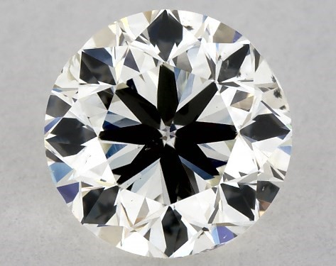 1.08 Carat K-SI1 Very Good Cut Round Diamond Pavé Rope Engagement Ring