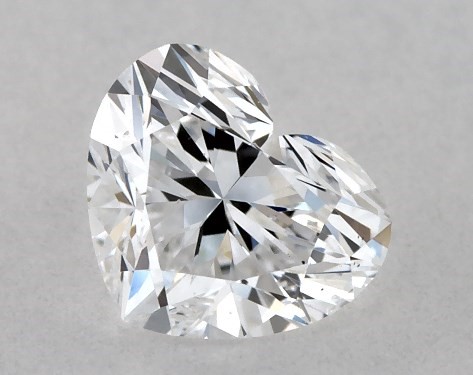 14K White Gold Channel Set Round Shaped Diamond Engagement Ring