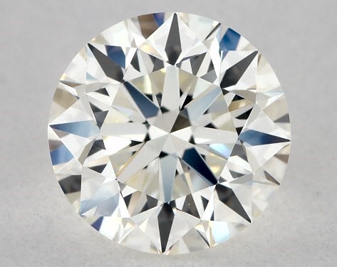 0.75 Carat H-IF Excellent Cut Round Diamond 2mm Knife Edge Solitaire ...