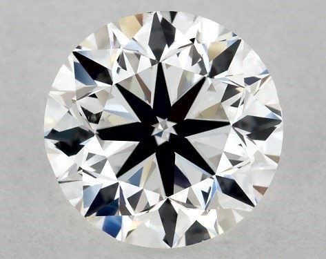 1.00 Carat H-VS2 Very Good Cut Round Diamond Graduated Pavé Engagement Ring