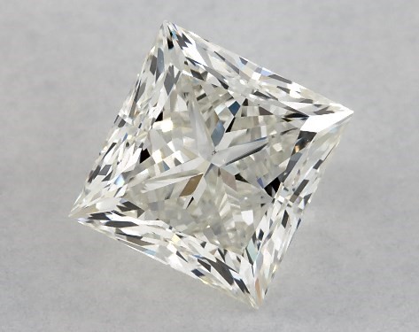 1.41 Carat K-VS1 Princess Cut Diamond Inspired Diamond Engagement Ring