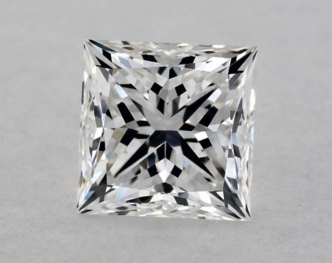 1.00 Carat E-VS1 Princess Cut Diamond Bow-Tie Channel Set Diamond ...