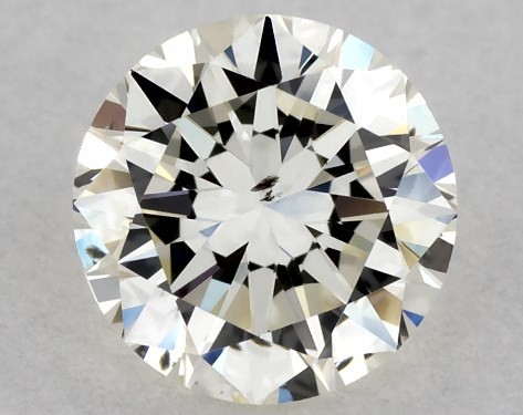 0.60 Carat K-SI2 Very Good Cut Round Diamond 2mm Knife Edge Solitaire ...
