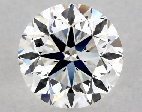 1.09 Carat F-VS1 Very Good Cut Round Diamond Pavé Contour Engagement Ring