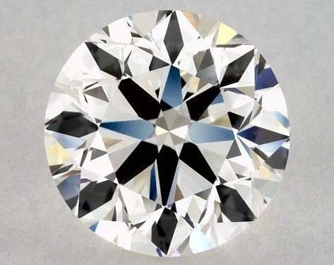1.18 Carat K-VS1 Very Good Cut Round Diamond Petite Pavé Crown Diamond ...