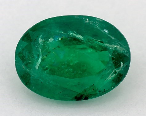 1.05 Carat Oval Natural Green Emerald-68282