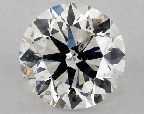 1.00 Carat H-SI2 Very Good Cut Round Diamond 2mm Knife Edge Solitaire ...