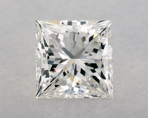 1.47 Carat G-VS1 Princess Cut Diamond Octagon Halo Diamond Engagement Ring