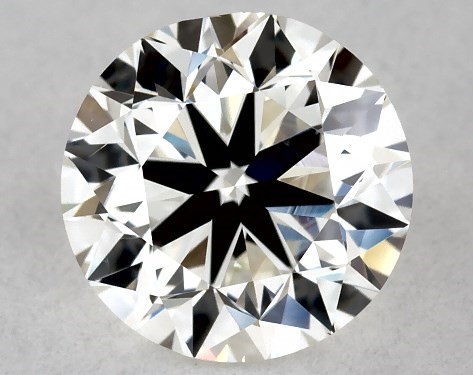 1.00 Carat H-VS1 Very Good Cut Round Diamond Beaded Open Span Diamond ...