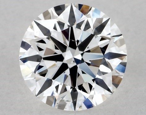 14K White Gold 2.2mm Pavé Diamond Engagement Ring