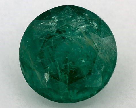 1.90 Carat Round Natural Green Emerald-71946