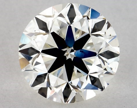 18K Yellow Gold Beaded Open Span Diamond Engagement Ring