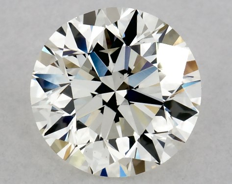 18K Yellow Gold Six Prong Knife Edged Solitaire Engagement Ring