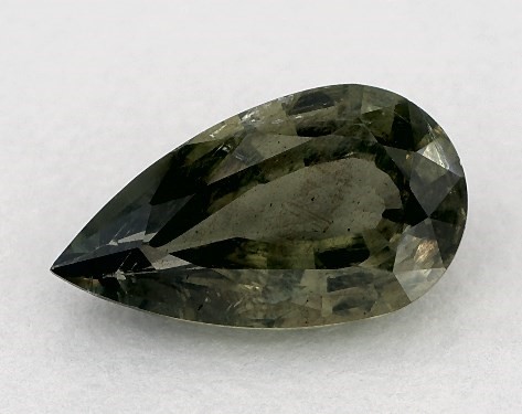 1.53 Carat Pear Natural Green Sapphire-73870