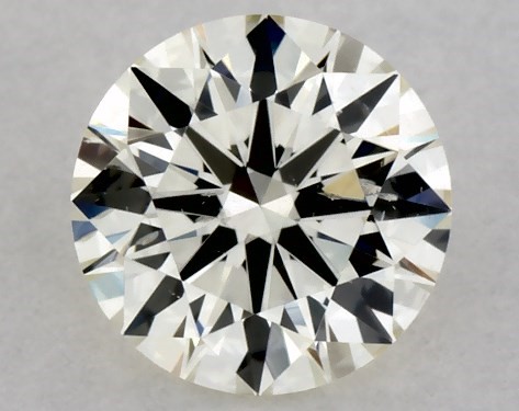 IGI 0.37 Carat K-SI1 Excellent Cut Round Diamond 2mm Comfort Fit ...