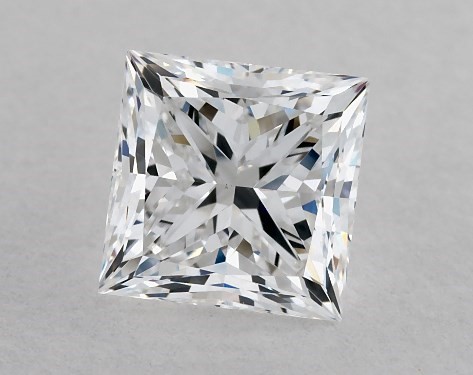 14K White Gold Contoured Twist Tension Set Engagement Ring