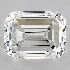 1.00 Carat emerald diamond