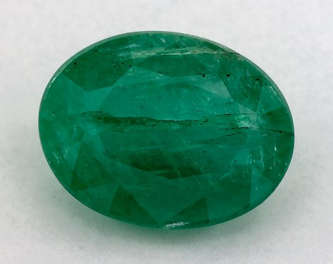 2.03 Carat Oval Natural Green Emerald-76472