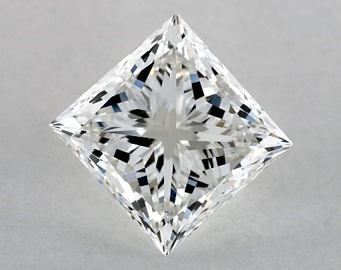 18K White Gold Reverse Taper Milgrain Diamond Engagement Ring