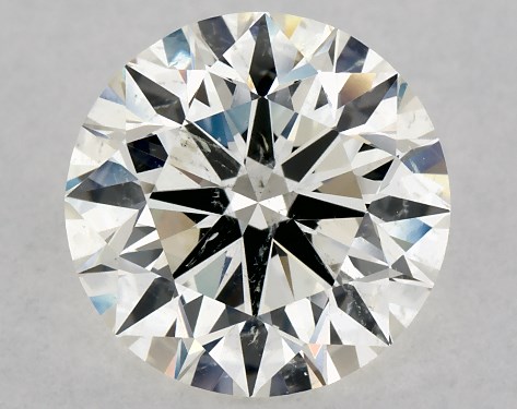 14K White Gold Common Prong Six Round Diamond Engagement Ring