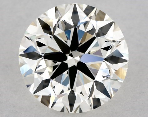 14K White Gold Pavé Halo Engagement Ring (Round Center)