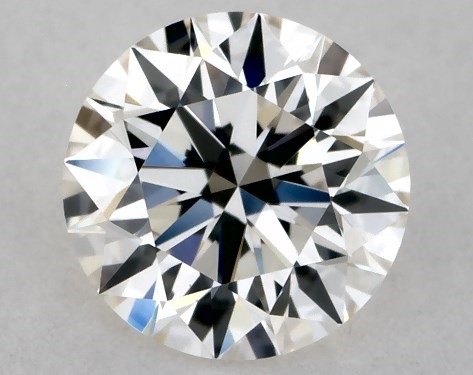 14K Rose Gold Classic Round Shape Three Stone Engagement Ring