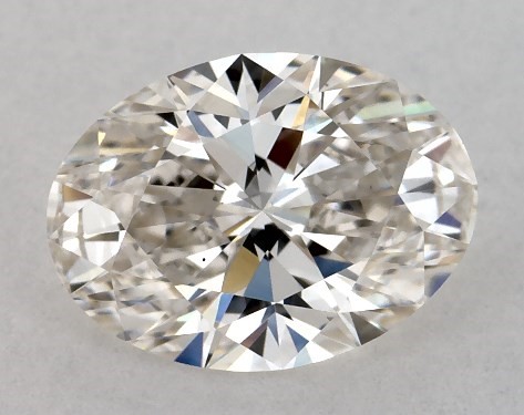 14K White Gold Triple Diamond Engagement Ring