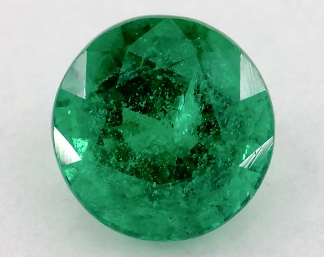 1.43 Carat Round Natural Green Emerald-84267