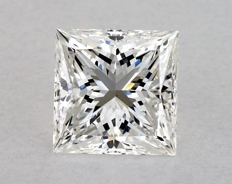 18K White Gold Flat Edged Diamond Solitaire Engagement Ring