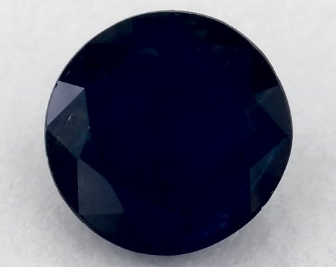 1.04 Carat Round Natural Blue Sapphire-87932