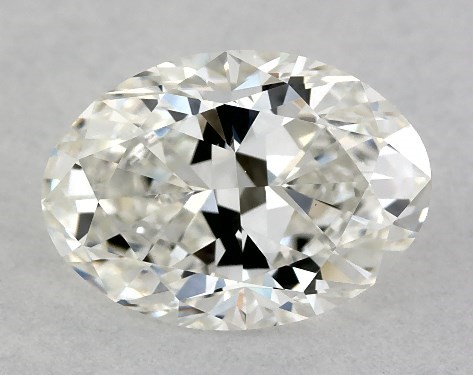 0.91 Carat H-VS2 Oval Cut Diamond-21010372