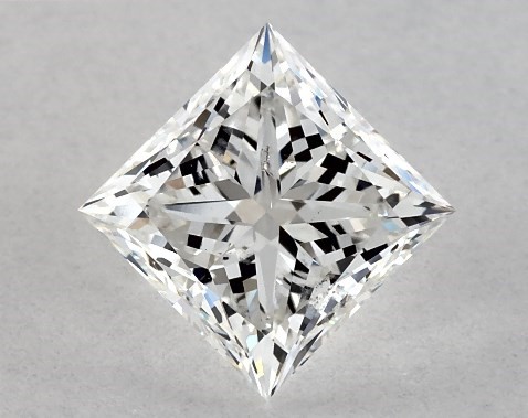 Platinum Twisted Pavé Kite-Set Engagement Ring