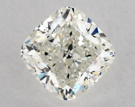 Platinum Cushion Outline Pavé Engagement Ring