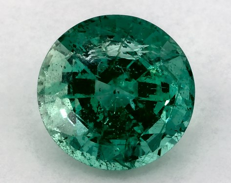 1.02 Carat Round Green Emerald-92828