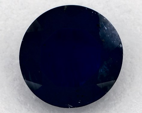 1.14 Carat Round Natural Blue Sapphire-95652