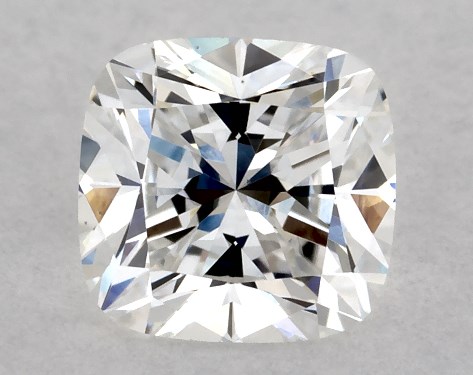 18K White Gold Cushion Outline Pavé Engagement Ring