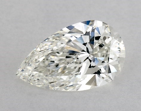 GIA 1.26 Carat H-VS1 Ideal Cut Pear Diamond Perfect Pavé Engagement Ring