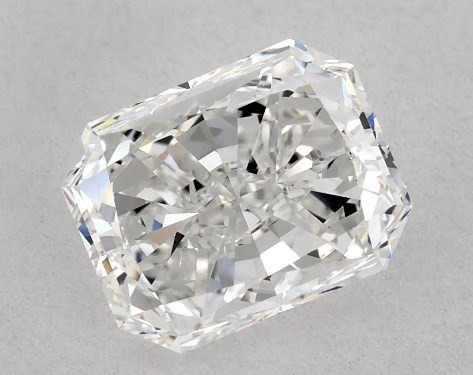 GIA 2.02 Carat F-VS1 Radiant Cut Diamond Thin Cross Prong Diamond ...