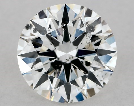 GIA 0.80 Carat F-I1 Excellent Cut Round Diamond Tapered Pavé Engagement ...