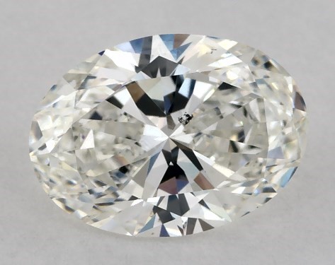 GIA 1.00 Carat H-SI1 Oval Cut Diamond-23603731