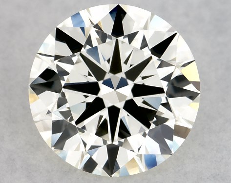 IGI 0.97 Carat H-VVS2 Excellent Cut Round Diamond Triple Diamond ...