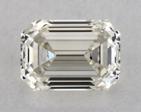 IGI 0.81 Carat I-VVS1 Very Good Cut Emerald Diamond 2mm Knife Edge ...