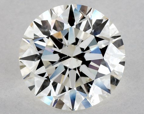 GIA 2.23 Carat J-SI1 Excellent Cut Round Diamond 2mm Comfort Fit ...